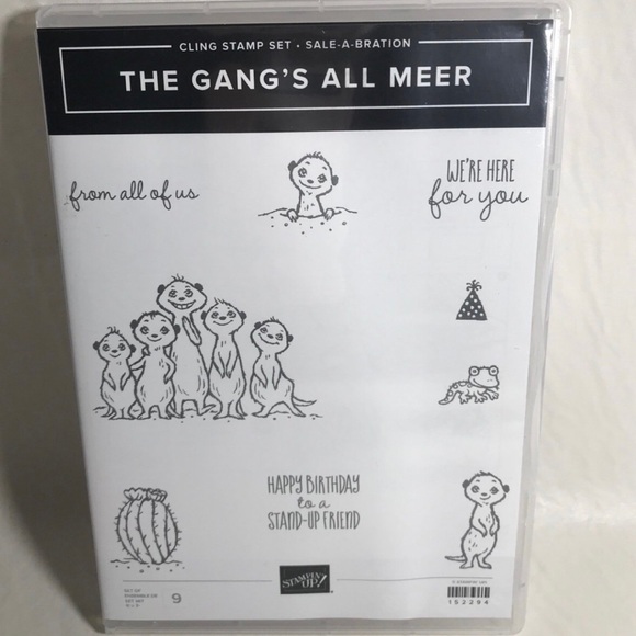 Stampin' Up! | Design | Stampin Up The Gangs All Meer Cling Stamp Set ...
